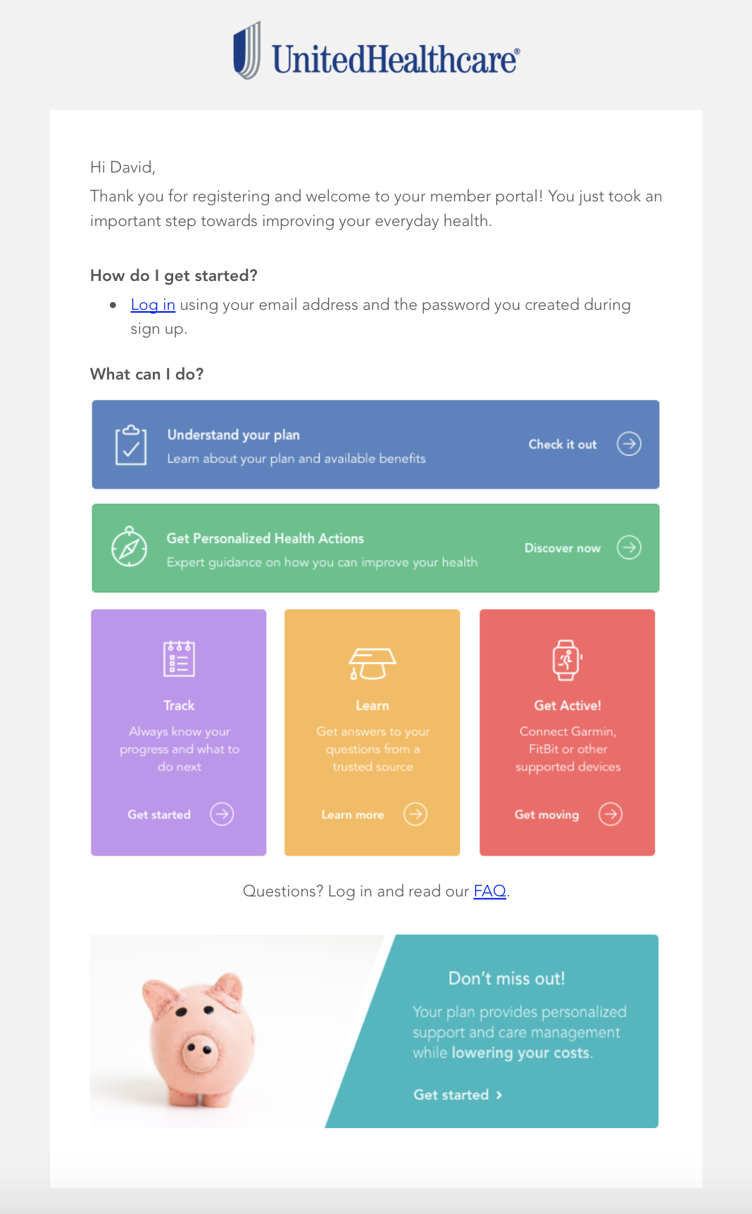 A UnitedHealthcare design